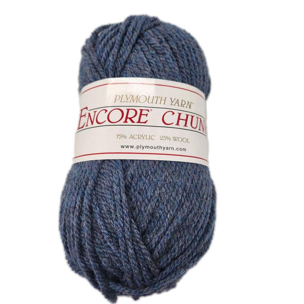 Plymouth Encore Chunky Blue 658 | Knitcraft Inc.